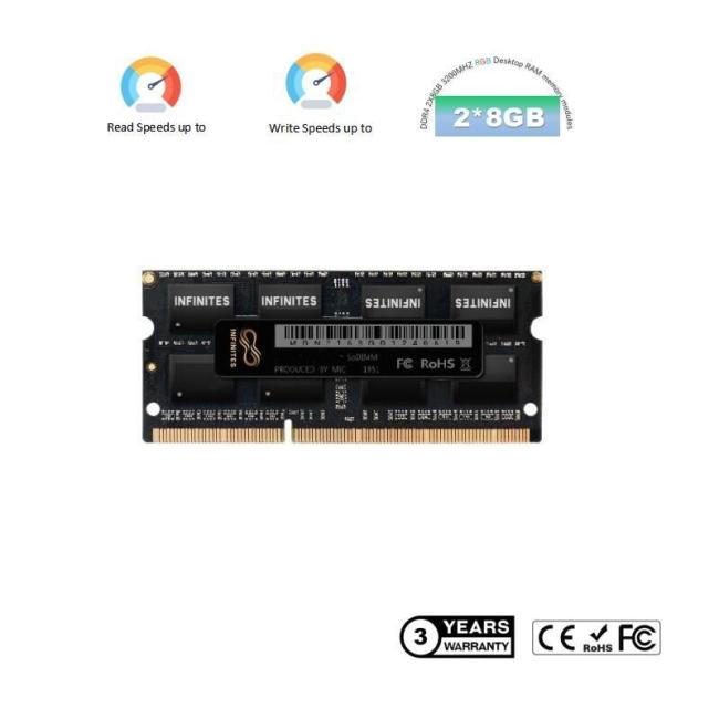 New Original DDR4 RAM 8GB 16GB 32GB 2400MHz 3200MHz 288pin in Tel AMD Desktop Memory PC4-19200MHz Cooling Vest Memory Stick DDR4 Desktop 3200MHz 8GB