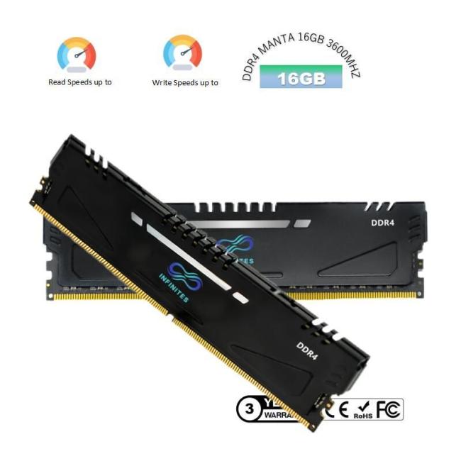 DDR RAM Memory 8GB 16GB 32GB DDR4 Module PC4-21600 2666MHz DDR with Heat Sink RAM
