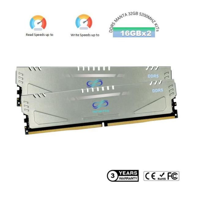 Factory DDR5 5200MHz 16g*2 32g Memory RAM for Desktop