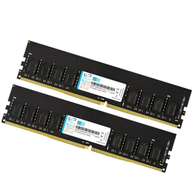 DDR5 288pin 32GB 5600MHz U-DIMM PC-44800 1.1V Non Ecc Gen 5 Memory Consumer Garde Memory Module Speed Booster Overclocking Memory Speed up to 5000MHz