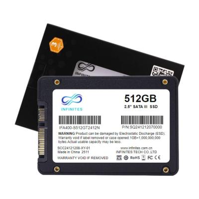 중국 안정적인 2.5인치 노트북 SSD 512GB SATA 3 판매용