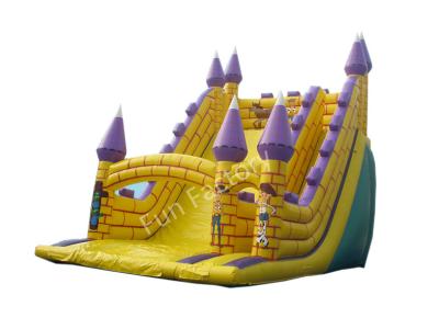Cina Il castello gonfiabile commerciale enorme fa scorrere per i giochi all'aperto di esplosione in vendita