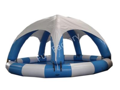 China Encerado inflável gigante do PVC da barraca 15OZ da piscina redonda da família anti - rompido à venda