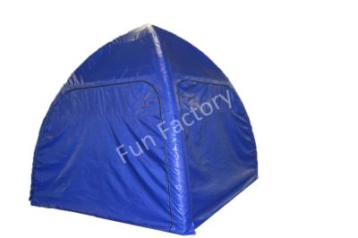 China Barraca de acampamento inflável azul pequena da venda quente com porta móvel à venda