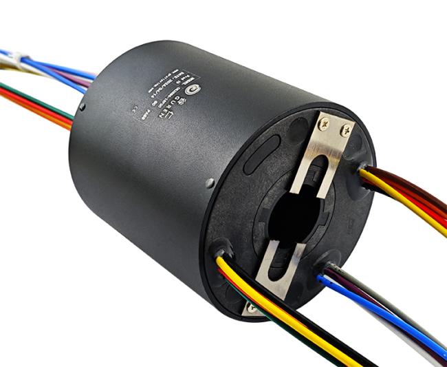 GK0522-2PS through-hole slip ring side view