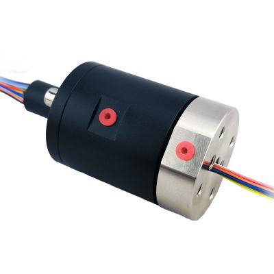China 2 Way Gas 12 Way Electricity Integrated Slip Ring M5 Connector Customizable for sale