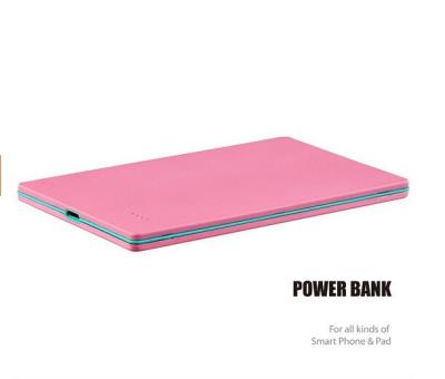 China 3000mAh ultra delgado Li - banco de reserva portátil del poder de batería del polímero para el teléfono elegante en venta