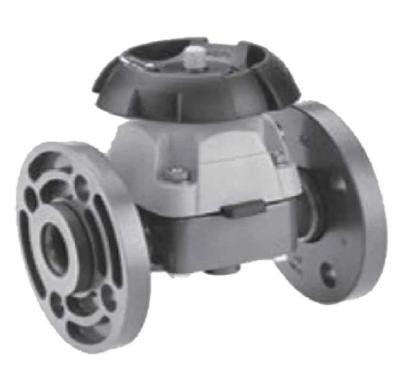 China +GF+ PVC-U/317 PTFE Manual Diaphragm Valve Flanged Connection d50 DN40 – Industrial Fluid Control Solution for Precision Operations for sale