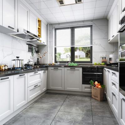 中国 家具キャビネットセット キッチンキャビネット ストーブ付き モダンクォーツストーン 販売のため