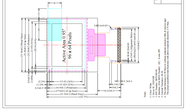 Additional mechanical drawing details