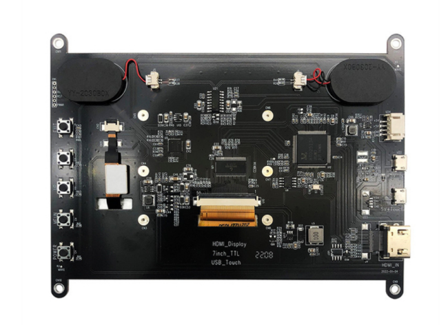 7-inch HDMI monitor and 7-inch PCAP TFT monitor
