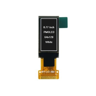 China 0.77''64x128 Display mono OLED branco SPI I2C SSD1312 PMOLED Ecrã Super pequeno à venda