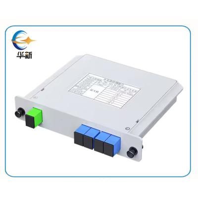 China FTTH Optical Fiber PLC Splitter 1*2 1*4 1*8 1*16 1*32 1*64  With SC Connectors for sale