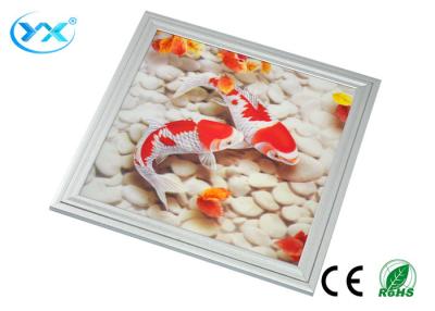 Cina 3D luci di pannello del quadrato LED per la casa con il modello del pesce, plafoniera di pannello del LED in vendita