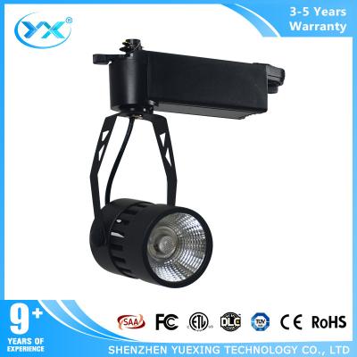 Cina Il nero del chip della PANNOCCHIA di AC90-264v ha condotto le luci Dimmable della pista per le luci dei negozi 5500k 40w in vendita