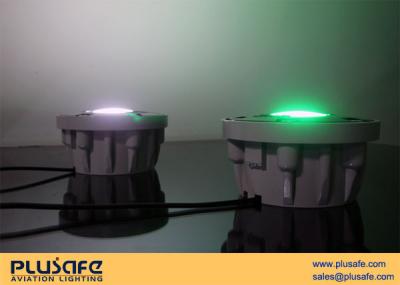Cina Colata verde della lente montata vampata di alluminio IP68 chiaramente LED di basso profilo delle luci 130cm della piazzola di eliporto in vendita