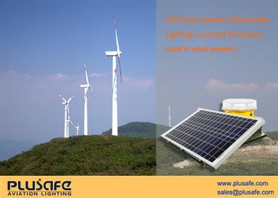 Cina Luci d'avvertimento solari infiammanti 40fpm rosso degli aerei di sincronizzazione di GPS per energia eolica in vendita