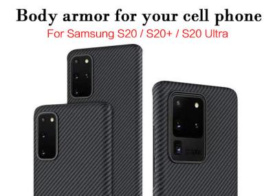 중국 Eco 얇은 능직물 Aramid 섬유 삼성 S20 방어적인 예 판매용