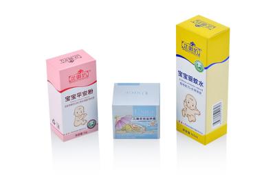Cina Laminazione d'imballaggio cosmetica Tuck Top Gift Box di lucentezza delle scatole di Babycare in vendita