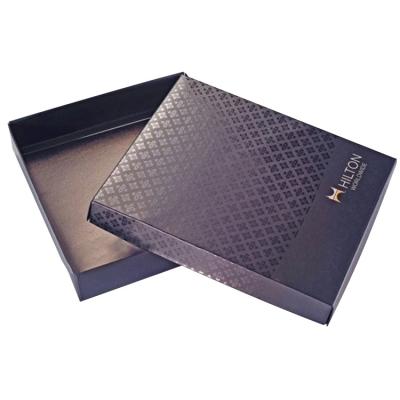 Cina Contenitore cosmetico Matt Black di pacchetto del regalo di stile della base e del coperchio in vendita