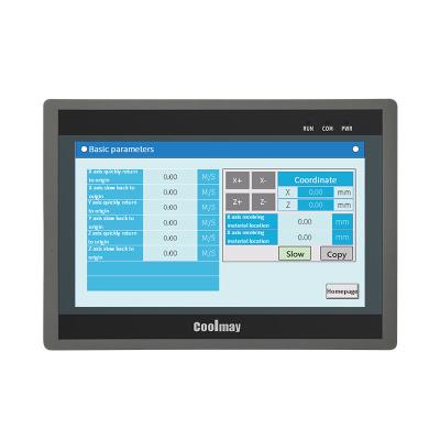 中国 10インチは1 1小型USB1 RS232のHMI PLCのコントローラーのタッチ画面をすべて統合した 販売のため