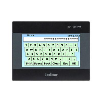 China Coolmay 4.3'' HMI PLC All In One 65536 True Color Touch Screen RS232/RS485 Port for sale