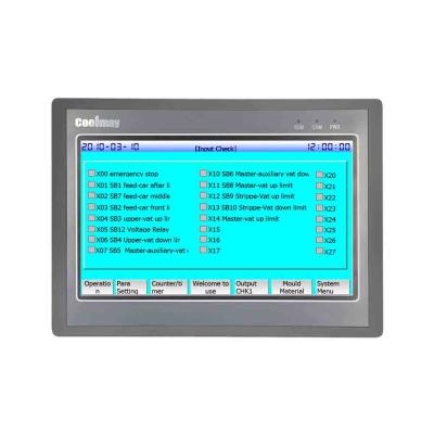 China 1024*600 Pixels PLC HMI Panel 60K Colors Touch Screen Portrait Display for sale
