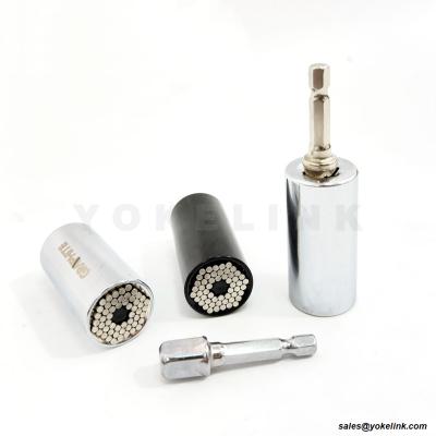 China (7mm-19mm) 1/4"-3/4" Universal Socket Black Wrench Tool for sale