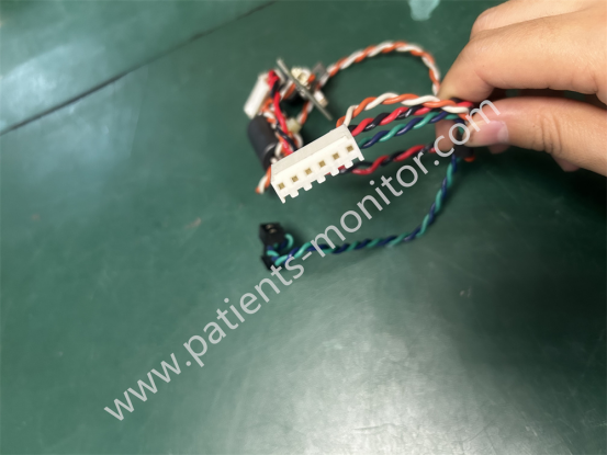 Rear view of Welch Allyn Power Management Board showing wiring connections