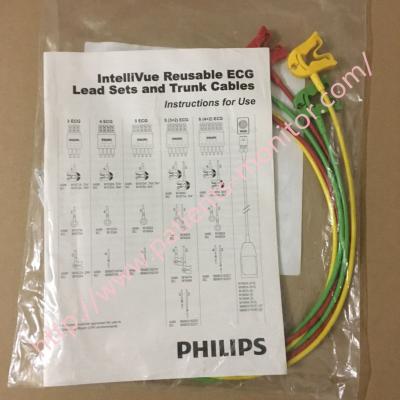 Cina IEC riutilizzabile ICU dell'arraffone di Intellivue CBL 3 Leadset degli accessori del monitor paziente di M1672A 989803145101 in vendita