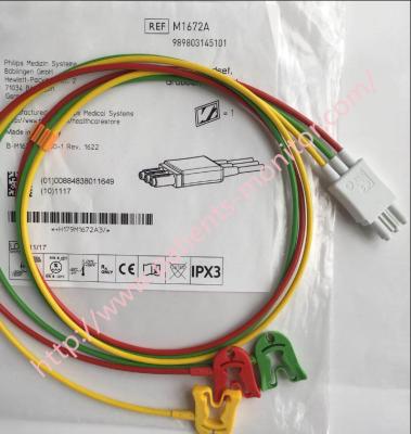 Cina IEC riutilizzabile ICU dell'arraffone di Intellivue CBL 3 Leadset degli accessori del monitor paziente di M1672A 989803145101 in vendita