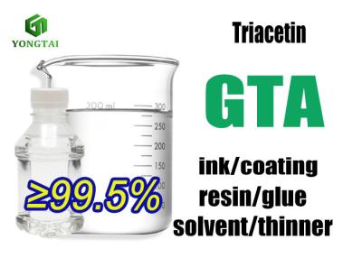Cina C6H10O4 GTA Triacetin CAS 102 76 1 Odorless Transparent Liquid For Paint in vendita