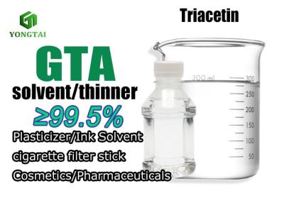 Cina 99.5% GTA Triacetin Colorless Transparent Liquid CAS 102 76 1 in vendita