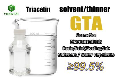 Cina CAS 102 76 1 99.5% GTA Triacetin Colorless Clear Liquid For Industrial Additive in vendita