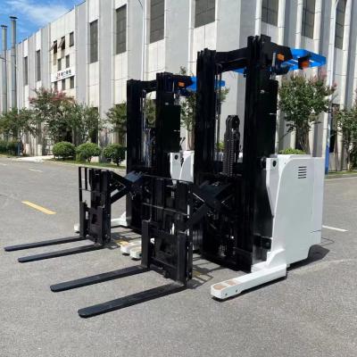 중국 1.5t 1500kg 전기 단일 시저 포크 리치 트럭 3000/3500/4000/4500 mm 포크 리프트 판매용