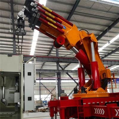 Chine Howo Truck Adapté hydraulique Knuckle Téléscopique grue à flèche avec 25000kg de poids propre à vendre