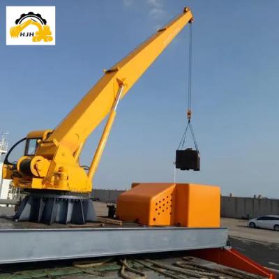 Chine Crane hydraulique à télescope pour navires de mer Crane à articulation maximale de levage 2400KN.m à vendre
