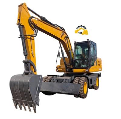 Κίνα Μηχανή Yanmar μοντέλο 1,2 τόνων 1,5 τόνων Μίνι υδραυλική τροχοφόρα εκσκαφέας PW150-9 λειτουργία προς πώληση