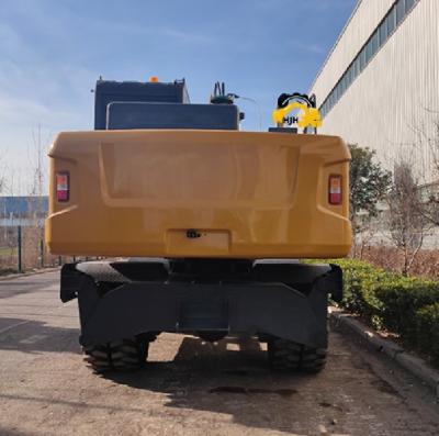 Κίνα Μηχανή Yanmar μοντέλο 1,2 τόνων 1,5 τόνων Μίνι υδραυλική τροχοφόρα εκσκαφέας PW150-9 λειτουργία προς πώληση