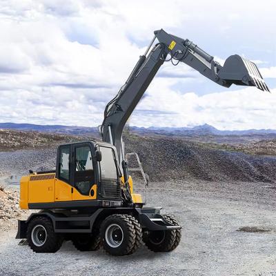 Κίνα 8.6 τόνων EPA πιστοποιημένη εκσκαφέας 55Kw/48Kw ονομαστική ταχύτητα 35 km/h για τις ανάγκες μηχανικής σας προς πώληση