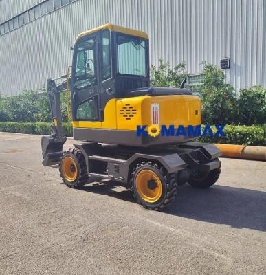 Κίνα Μέγιστο ύψος ανασκαφής 6500 mm 7,6 τόνων 8 τόνων Μίνι εξορυκτής Υδραυλικός εξορυκτής τροχών προς πώληση