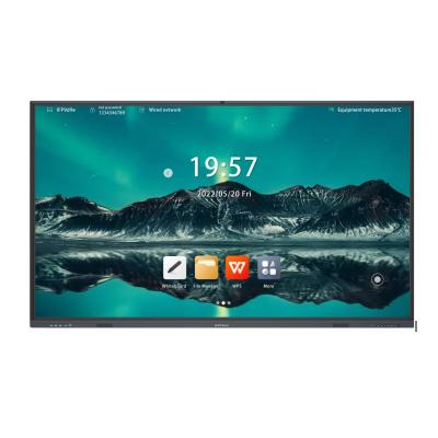 China E6 75'' Interactive Flat Panel 86 Inch for Education Interactive Multi Touch Screen Whiteboard Interactive Smart Board for sale