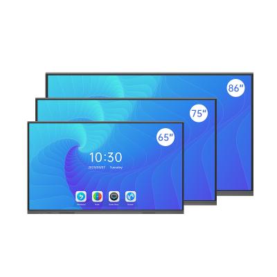 China GAOKEview 86 Inch Interactive Flat Panel LCD Monitor Touch Screen Multi Touch with OPS windows System for sale