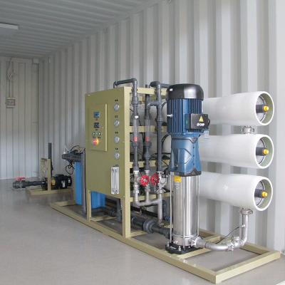 Cina Hotels Container Brackish Water Well Water Reverse Osmosis Brackish Desalination Machine in vendita
