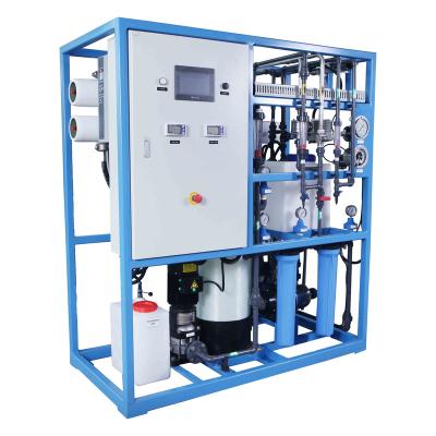Cina Hotels Containerized Reverse Osmosis Plant Seawater Desalination Equipment in vendita