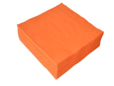 Cina 50 materiale arancio della pasta di cellulosa del tovagliolo di carta di colore di premio di conteggio 2Ply in vendita
