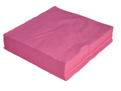 Cina decorazione magenta delle stoviglie del tessuto del tovagliolo di carta di colore di 16gsm 2ply in vendita