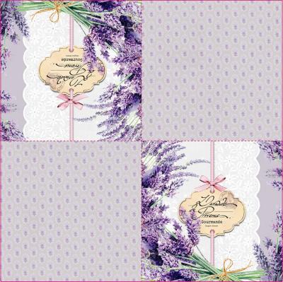 Cina la lavanda di 20Pack 20gsm ha stampato i tovaglioli di carta decorativi per il partito di doccia in vendita