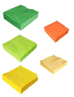 Cina Uso della decorazione di piegatura del partito del tovagliolo di carta di colore dello SGS 2Ply 37*19cm in vendita