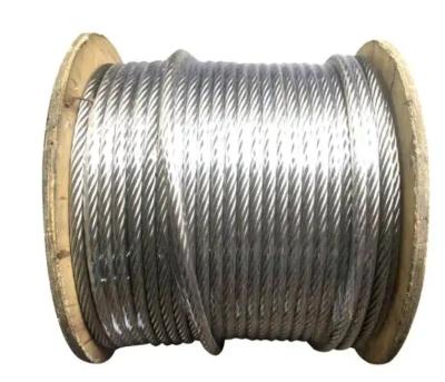 China 7*19 8mm 10mm 12mm 316 Stainless Steel Crane Wire Rope with Loop for sale